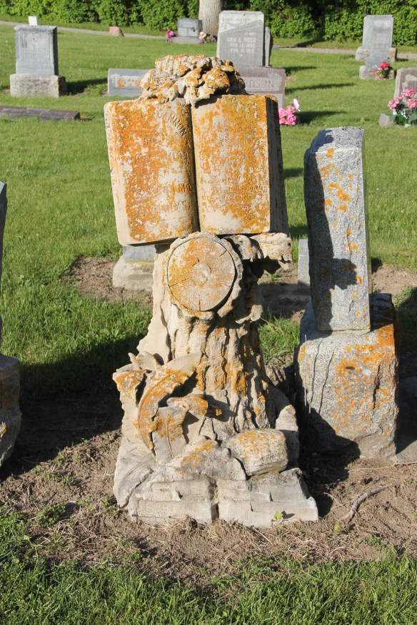 Stone carved grave markers | Montana's Historic Landscapes
